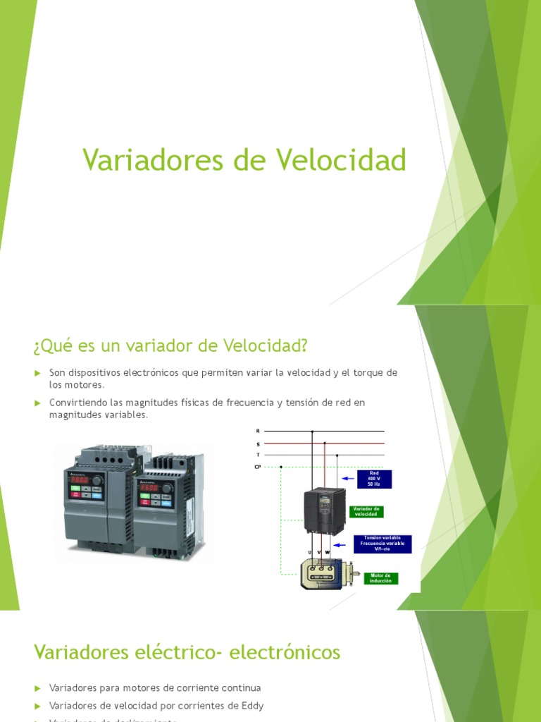 Variadores de Velocidad | PDF | Tecnología
