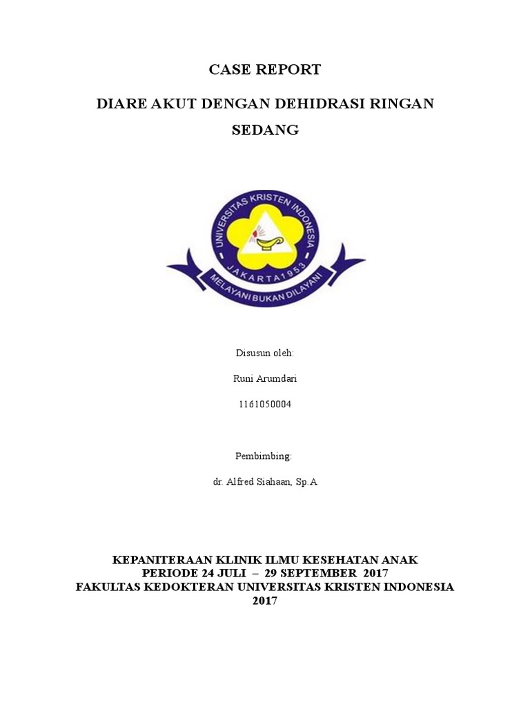 Case Report Cover | PDF