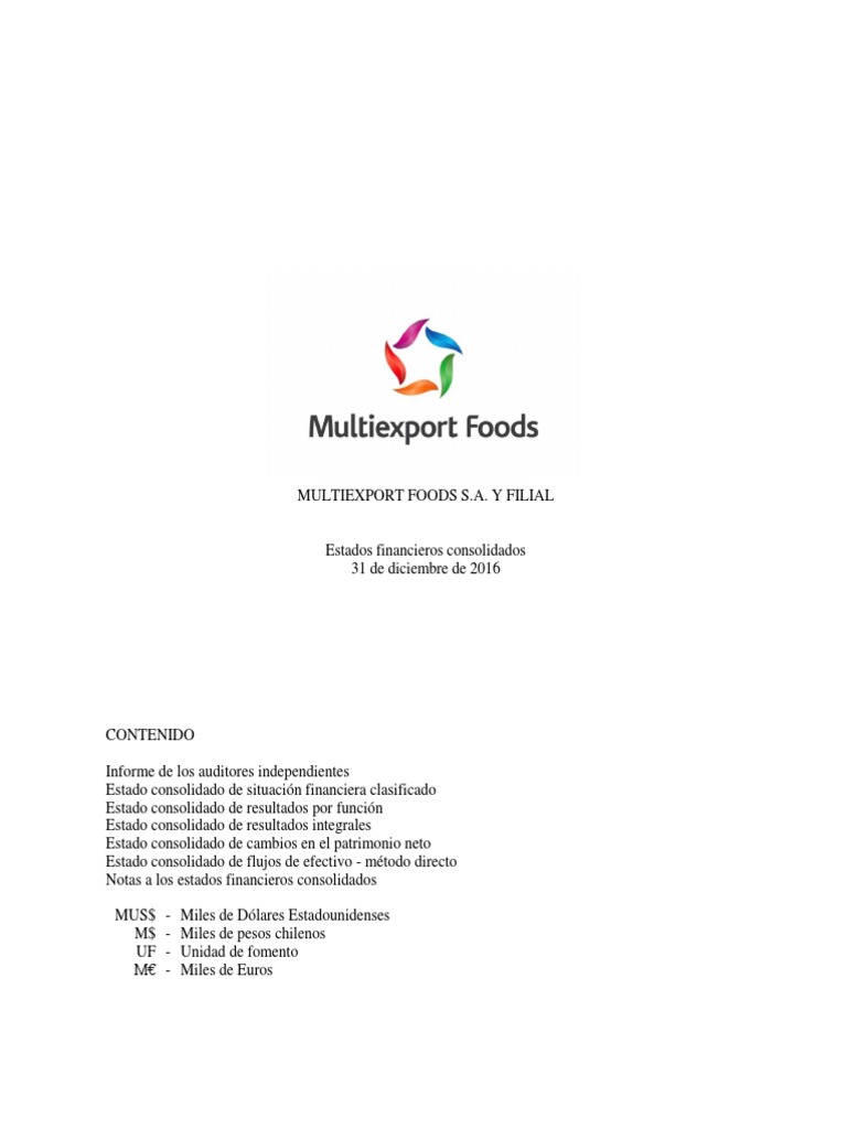 Multiexport Foods