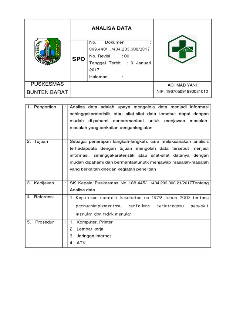 Sop SP2TP | PDF | Komputer