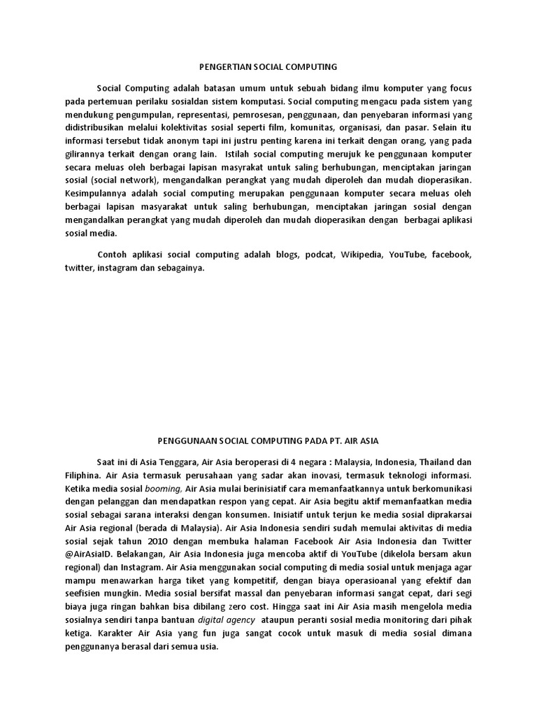 Social Computing | PDF