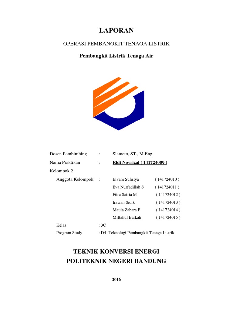 Laporan Plta Polban | PDF | Griya & Taman | Sains & Matematika