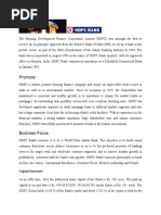 HDFC Bank Company Profile Overview | PDF | Stocks | Banks