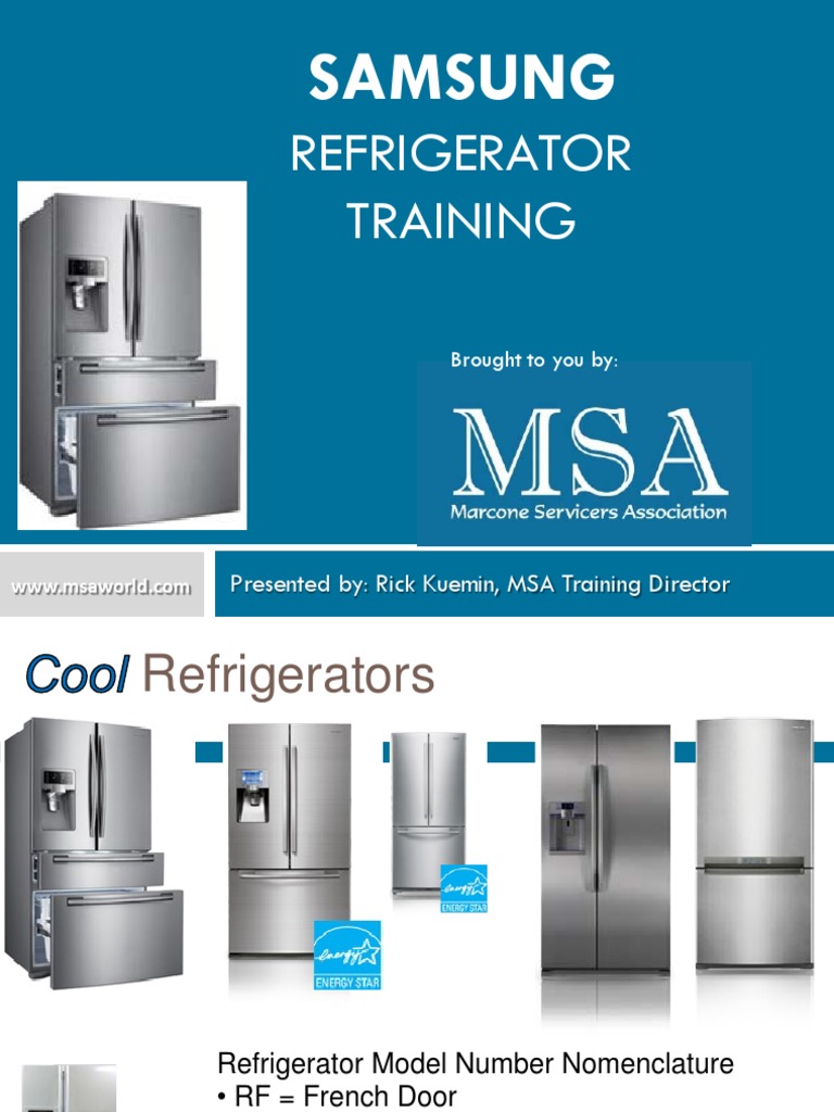 MSA Samsung Fridge PDF | PDF | Refrigerator | Power Inverter