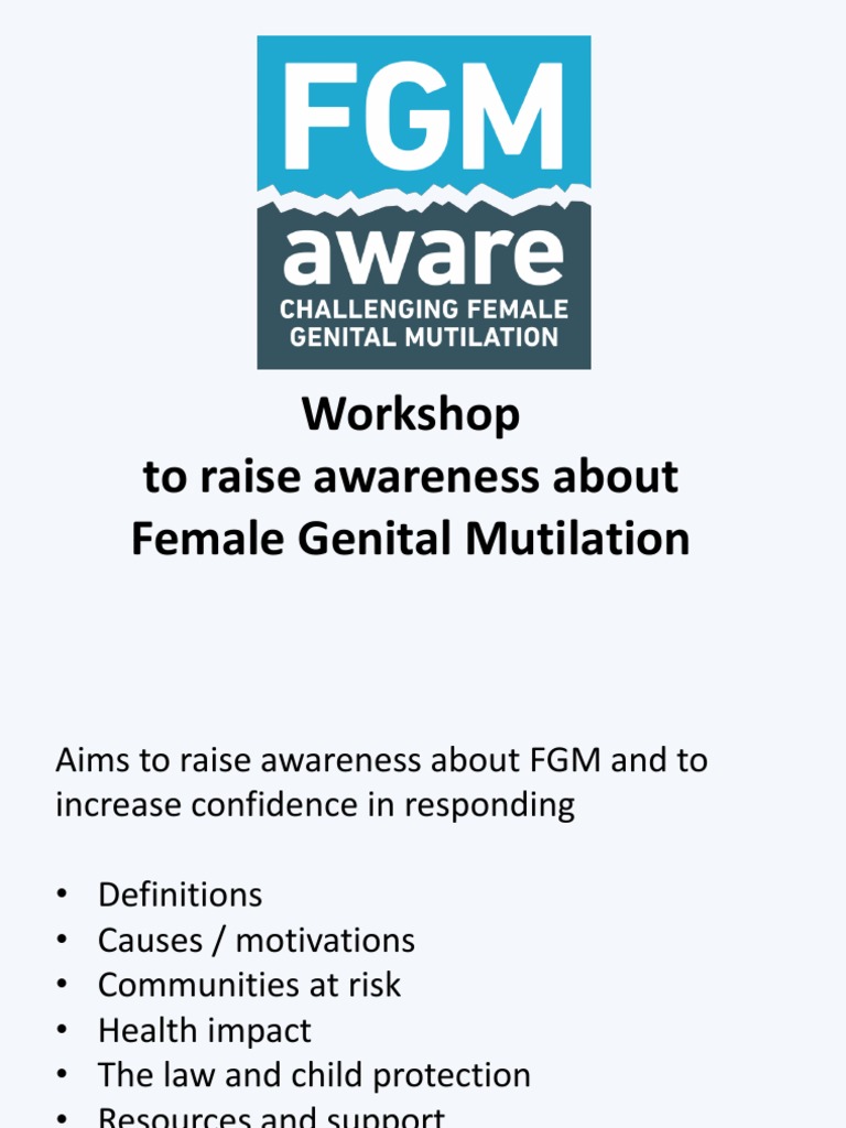 FGM Training Presentation | PDF | Female Genital Mutilation | Labia
