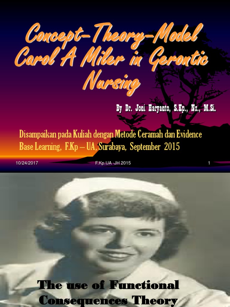 TEORI KEP-TM3-Konsep Teori & Model Carol A Miler Di Gerontik | PDF ...