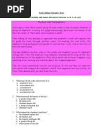 1st Puc English Notes by Ehthashamuddin. J. Sheikh | PDF | Elephant | Lion