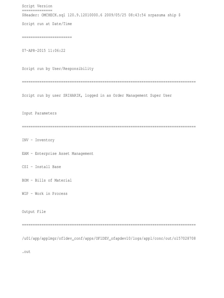 Unix Asset | PDF | Oracle Database | Application Programming Interface