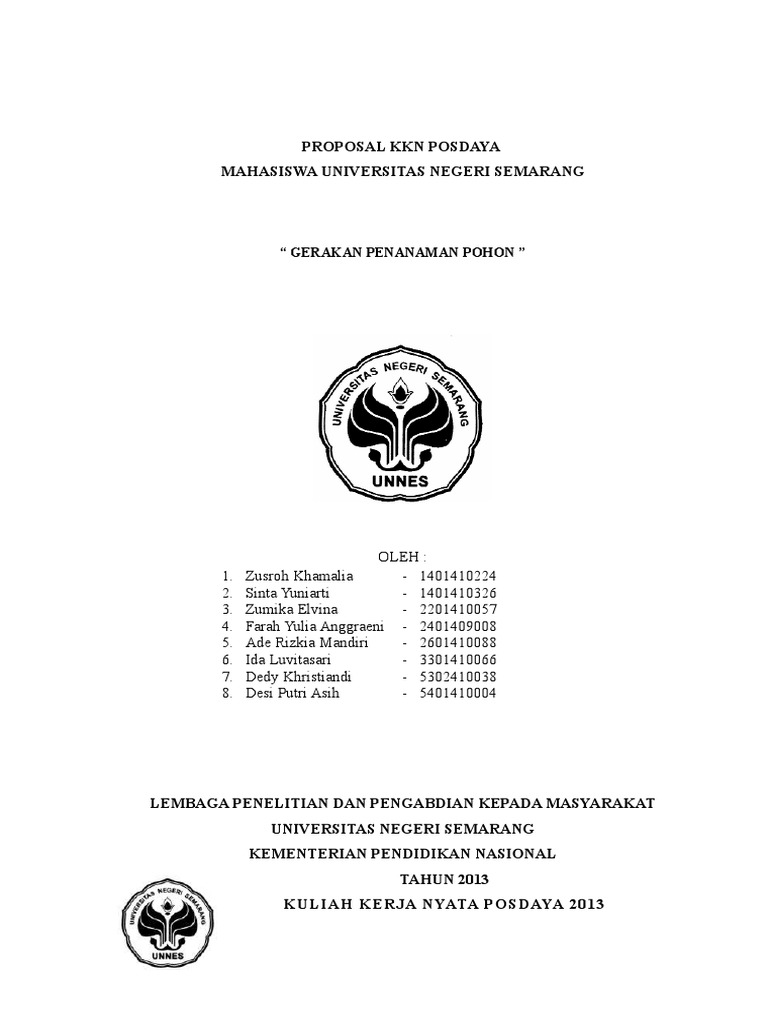 Proposal Pengajuan Bibit Tanaman | PDF
