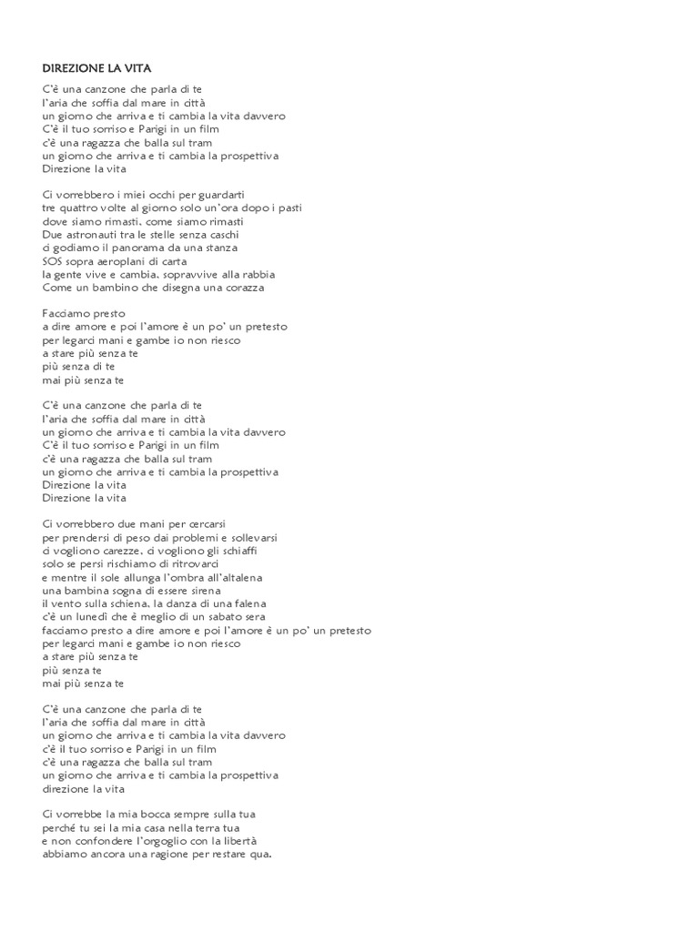 Direzione La Vita | PDF