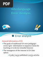 Ellis (1994) Learner Errors and Error Analysis | PDF | Second Language ...