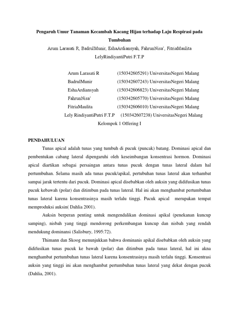 Dominansi Apikal | PDF