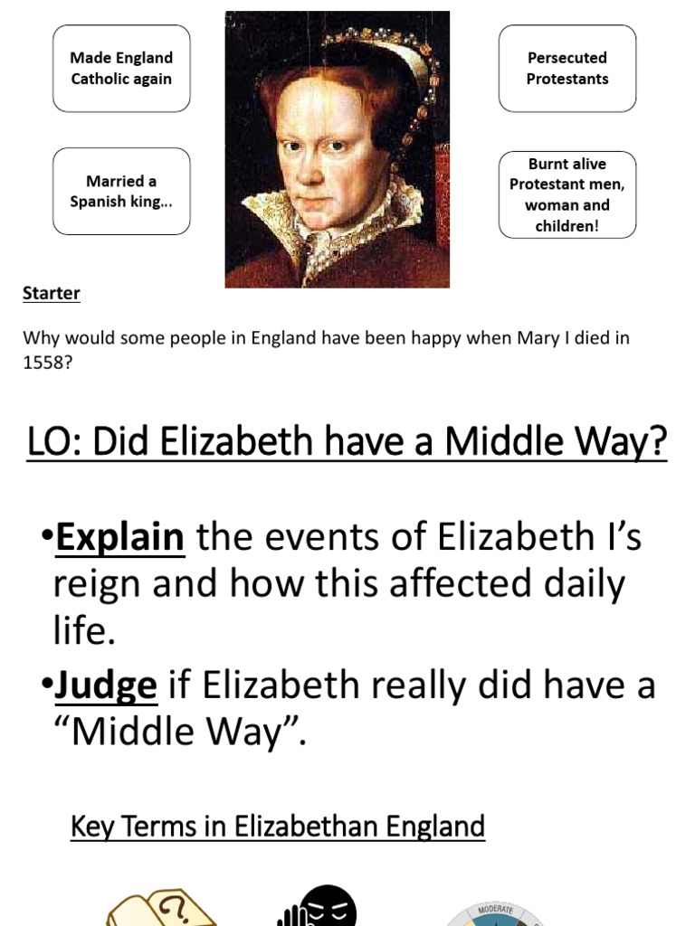 Did Elizabeth Have A Middle Way | PDF | Protestantism | Elizabeth I Of ...