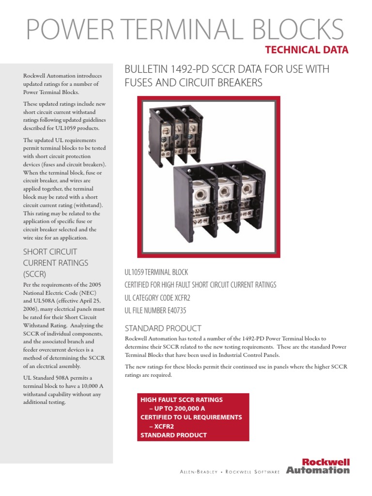 Power Block | PDF | Fuse (Electrical) | Electrical Components