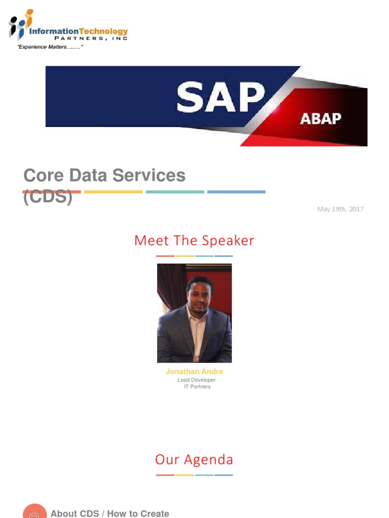 Cds Webinar | PDF | Parameter (Computer Programming) | Databases