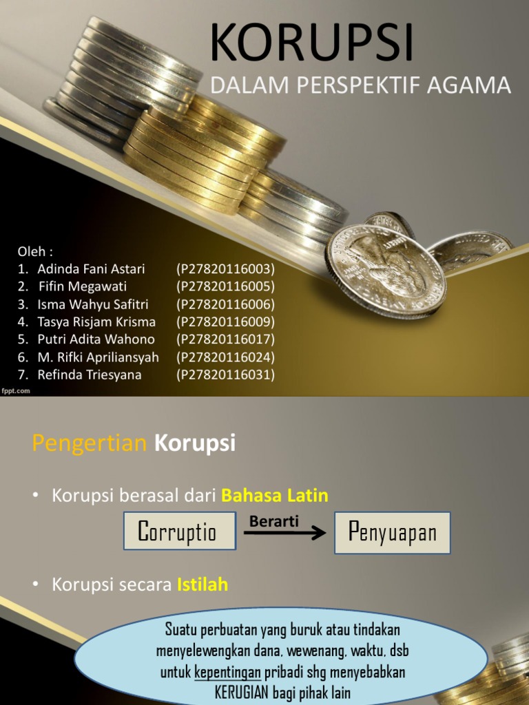 Korupsi Dalam Perspektif Agama | PDF