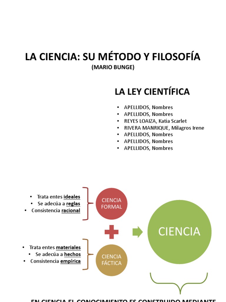 Exposicion. Ley Cientifica | PDF | Hipótesis | Science