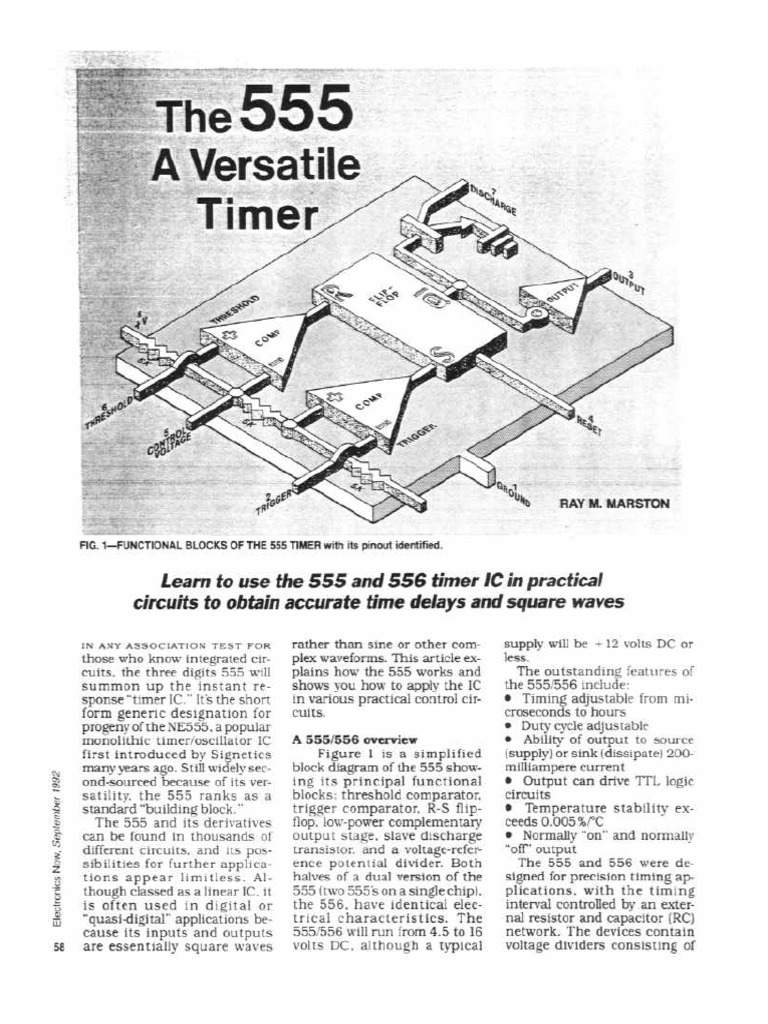 555 Timer - Four Articles PDF | PDF