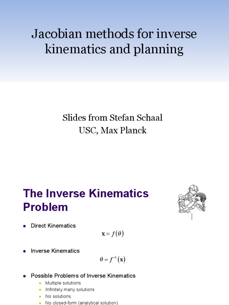 Jacobian Methods | Kinematics | Mathematical Optimization | Free 30-day ...