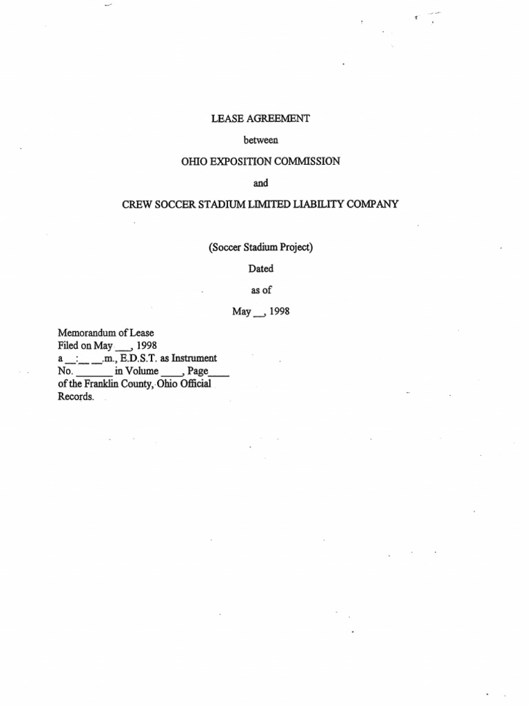 OEC-Crew Lease Agreement | PDF