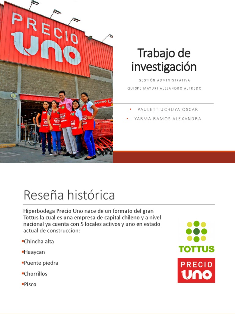 Análisis FODA de Hiperbodega Precio Uno | PDF | Marketing | Mercado ...