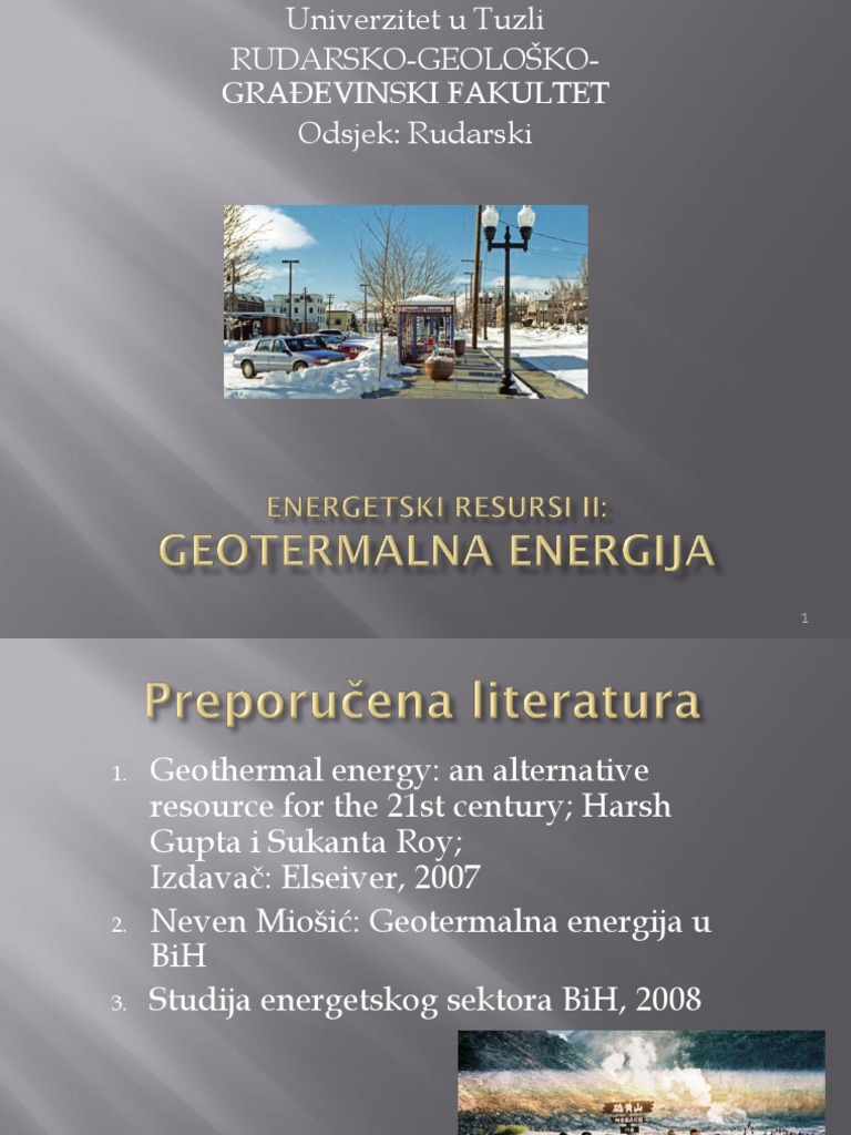 2 Geotermalna Energija | PDF