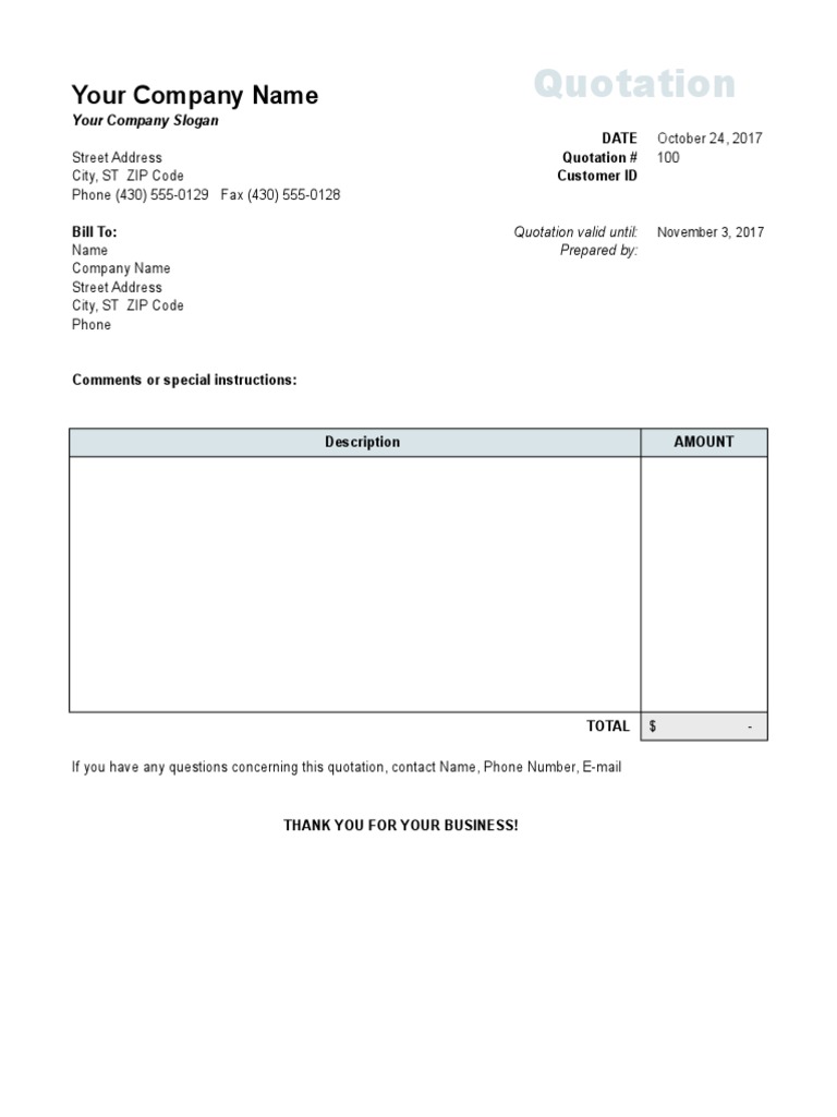 Price Quotation Without Tax1 | PDF