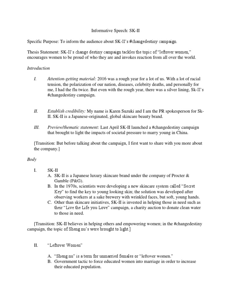 goodwill speech sk-ii-2 | Communication