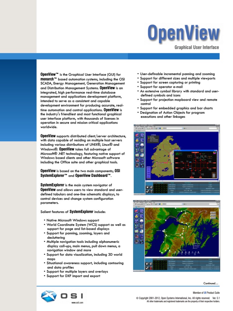 Openview Osi | Download Free PDF | Graphical User Interfaces | Scada