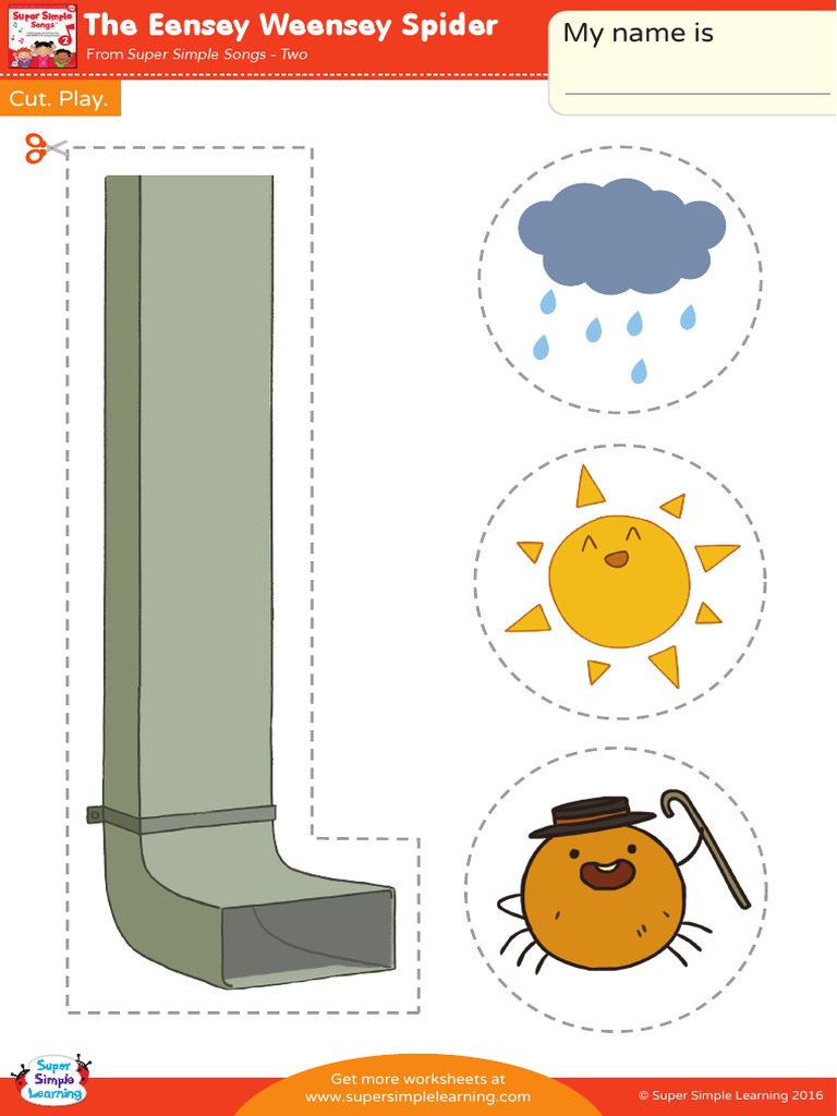 The Eensey Weensey Spider Dramatic Play Set | PDF