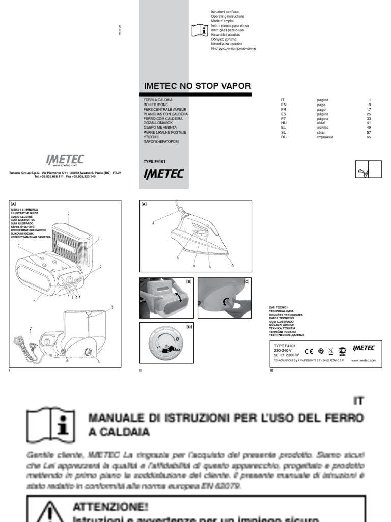 Imetec No Stop Professional Eco | Ac Power Plugs And Sockets | Water