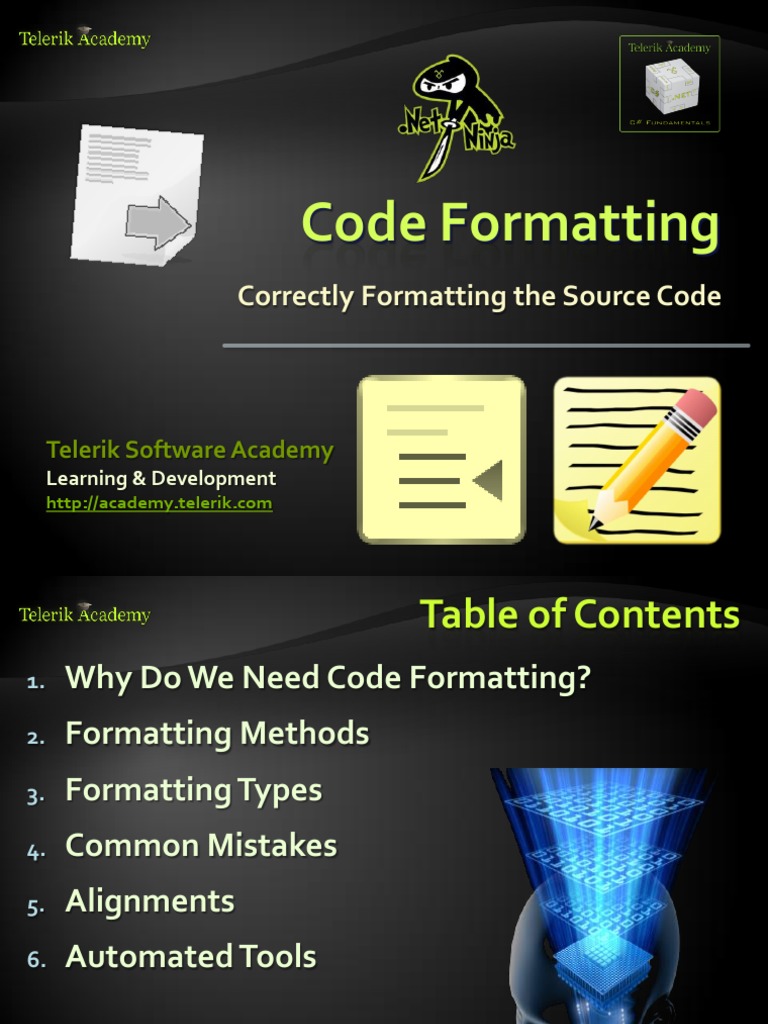 03 Code Formatting | PDF | C Sharp (Programming Language) | Object ...