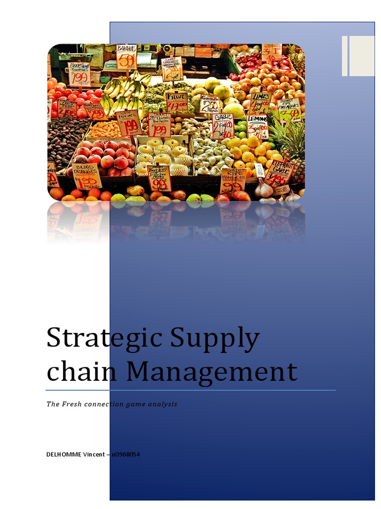 Fresh Connection Game PDF | PDF | Strategic Management | Logistics