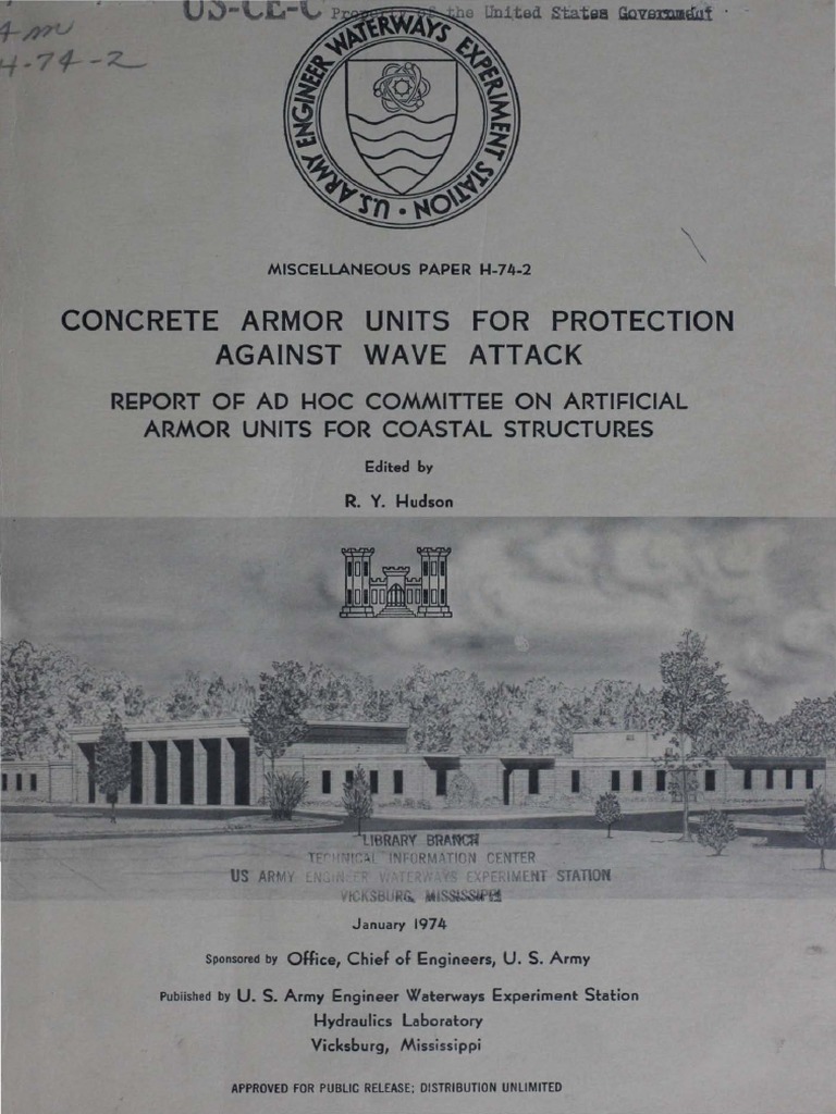 Hudson, R.Y. 1974. "Concrete Armor Units For Protection Against Wave ...