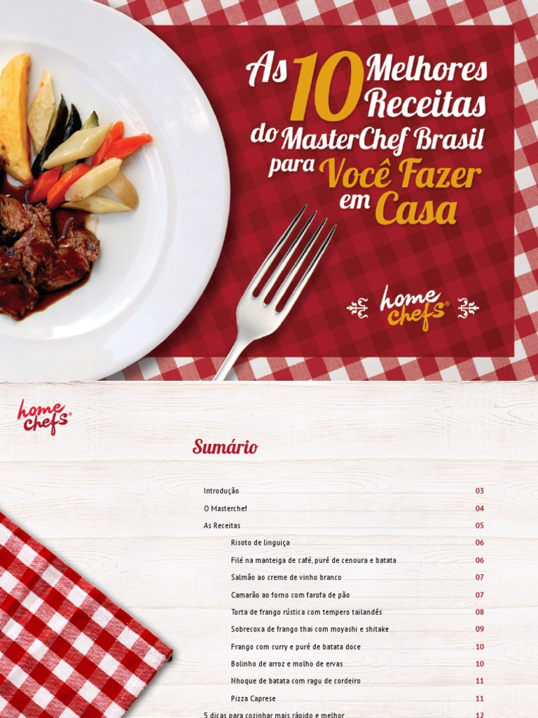 Receitas Práticas do MasterChef Brasil | PDF | Alimentos | Culináriar