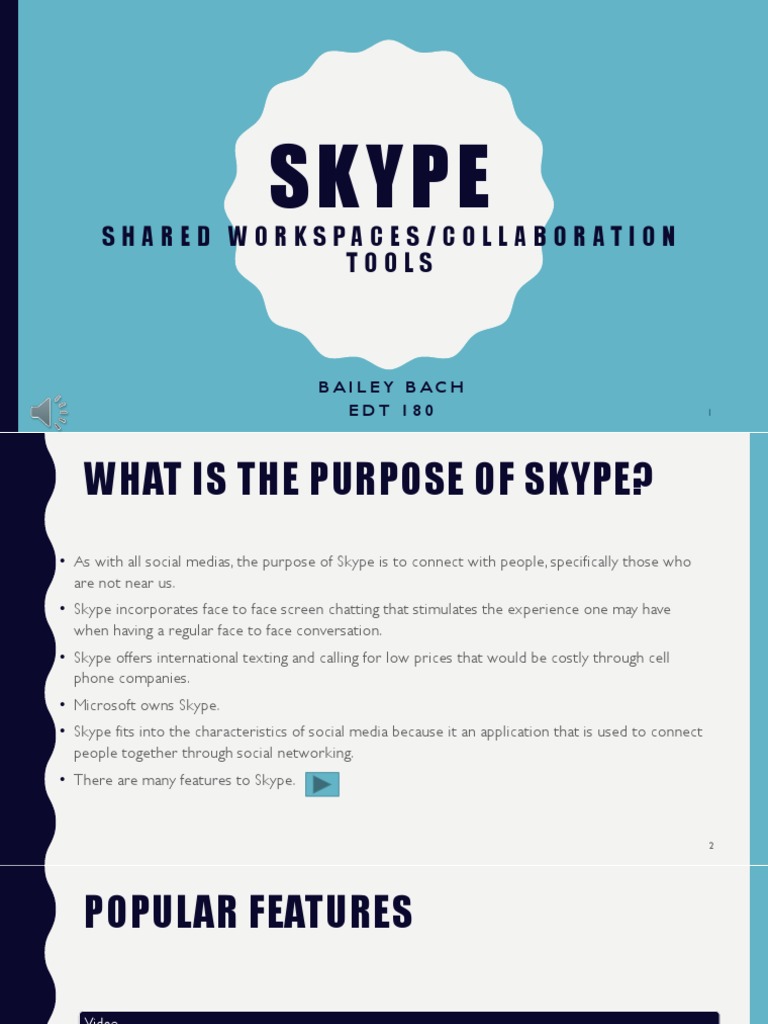 Overview of Skype Features and Benefits | PDF | Videotelephony | Text ...