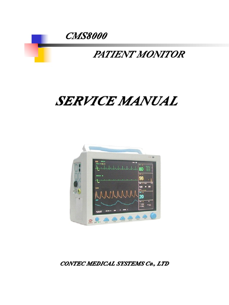Monitor - Contec CMS8000 Service Manual v1.0 | PDF | Monitoring ...