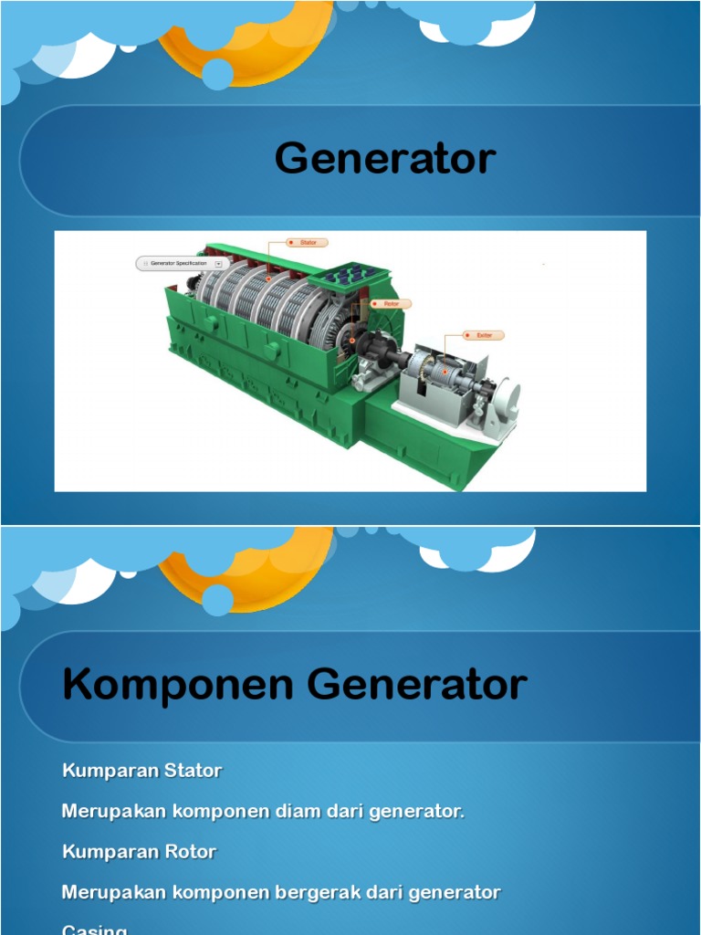 Komponen Utama Generator | PDF