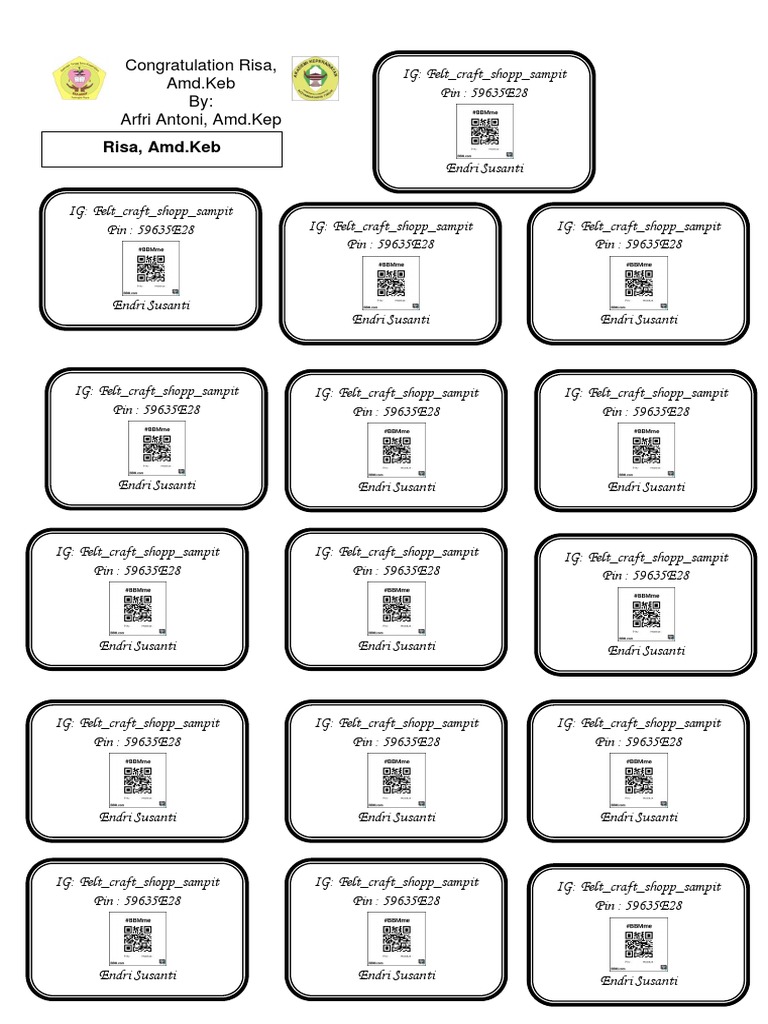 Congratulation Risa, Amd - Keb By: Arfri Antoni, Amd - Kep | PDF