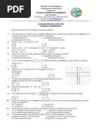 Gen Math Midterm EXAM | PDF