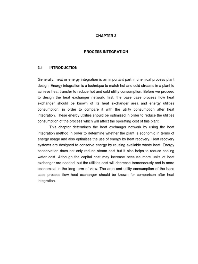 Chapter 3 - Heat Integration | PDF | Heat Exchanger | Heat