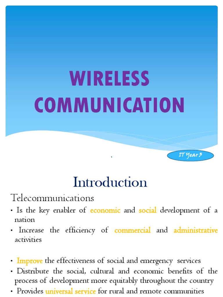 CH 6 Wireless Communication | PDF | Wireless Lan | Cellular Network