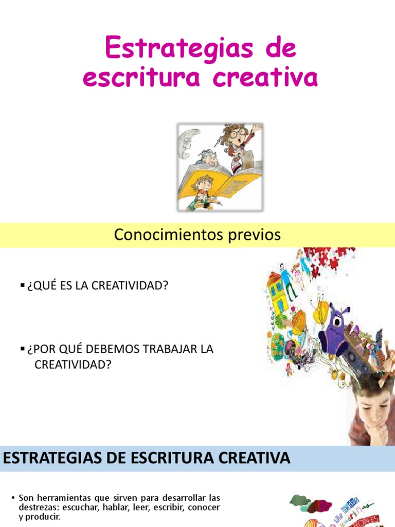 Estrategias de Escritura Creativa | PDF | Escritura | Cuentos