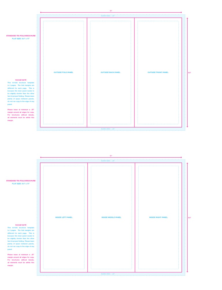 A G 605 Template BR Tri Fold Letter | PDF