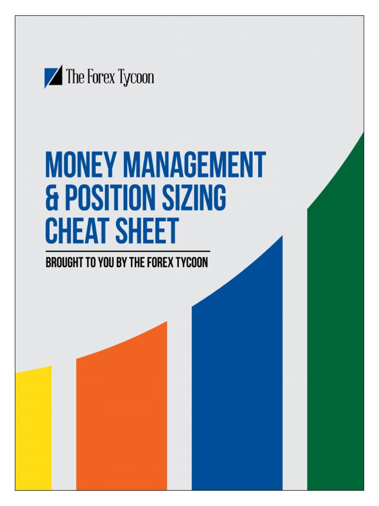 Position Sizing Cheat Sheet | Foreign Exchange Market | Risk