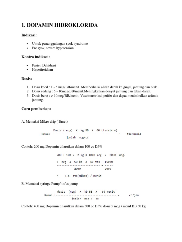 Rumus Mengoplos Obat | PDF