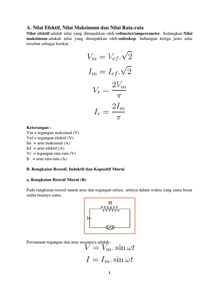 Rangkaian RLC | PDF | Sains & Matematika