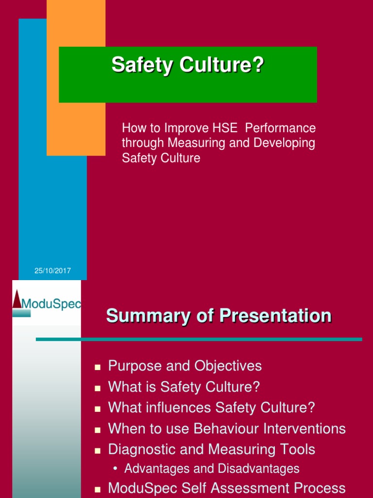 What Is Safety Culture | Download Free PDF | Educational Assessment ...