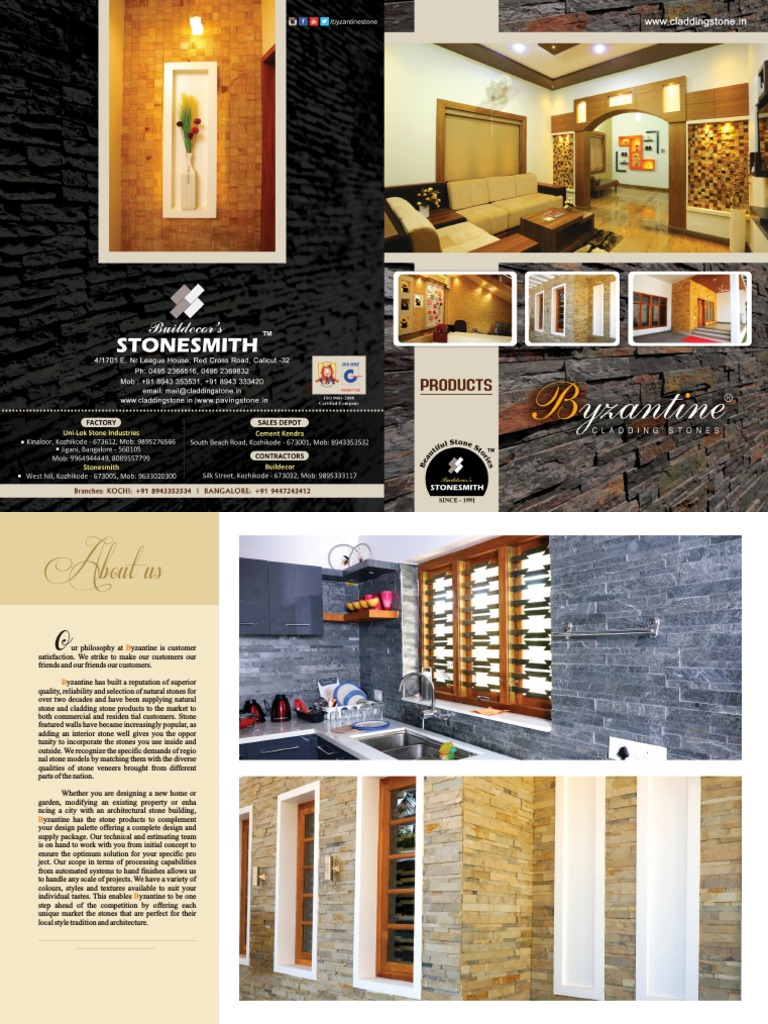 Brochure BYZANTINE CLADDING STONES | PDF | Business