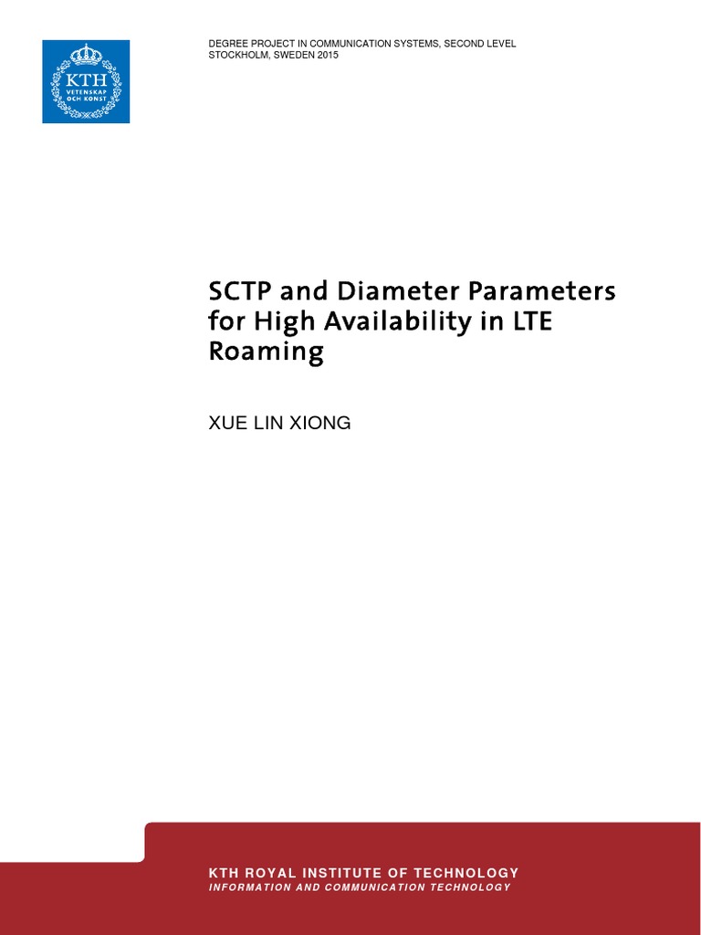 SCTP and Diameter PArameter PDF | PDF | Transmission Control Protocol ...